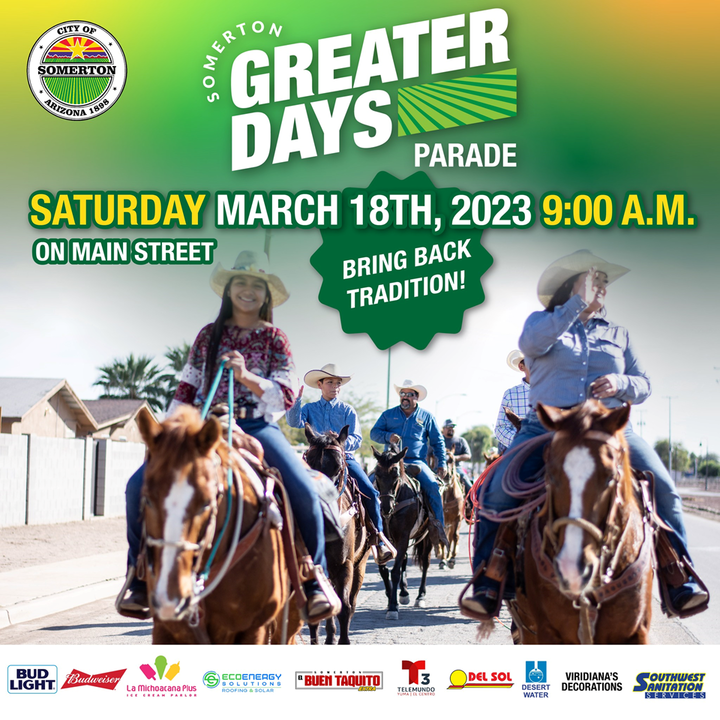 Greater Days Parade - Somerton, Arizona - 4FrontEd